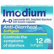 Imodium A-D Anti-Diarrheal Softgels, Loperamide Hydrochloride | Walgreens