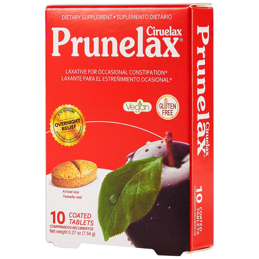 Prunelax Ciruelax Natural Laxative Regular Tablets | Walgreens