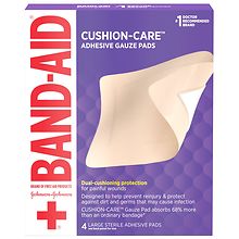 First Aid Adhesive Gauze Pad Size Large | Walgreens