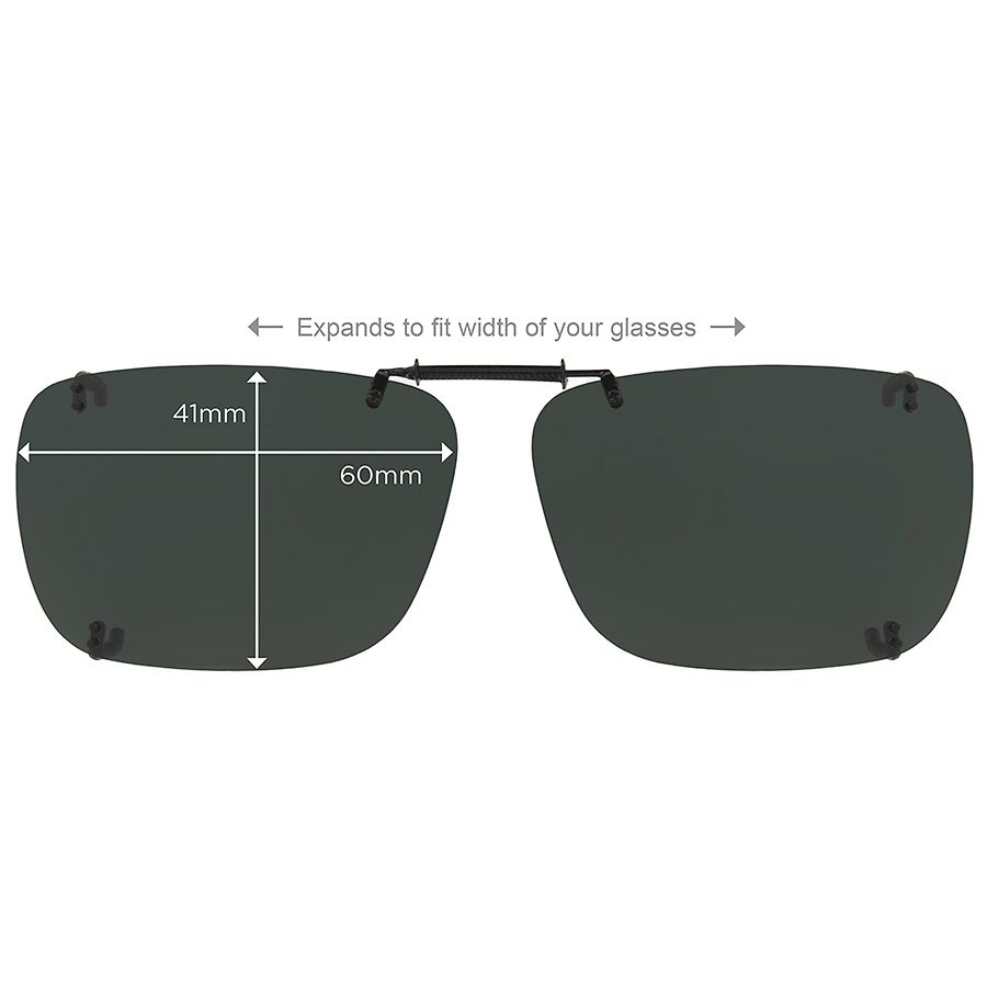 Foster Grant Clip On Sunglasses Black | Walgreens