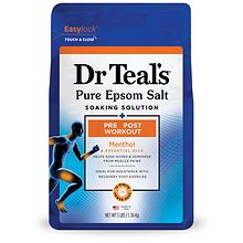 Dr. Teal's Pure Epsom Salt Soaking Solution Menthol & Essential Oils ...