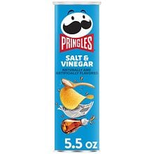 Pringles Potato Crisps Chips Salt and Vinegar | Walgreens