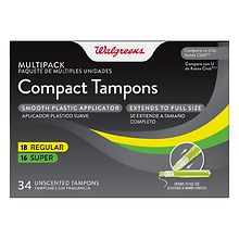 Compact Tampons Multipack | Walgreens