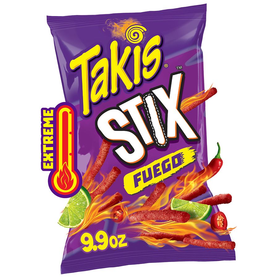 Takis Stix Corn Chips Fuego, Sharing Size Bag | Walgreens