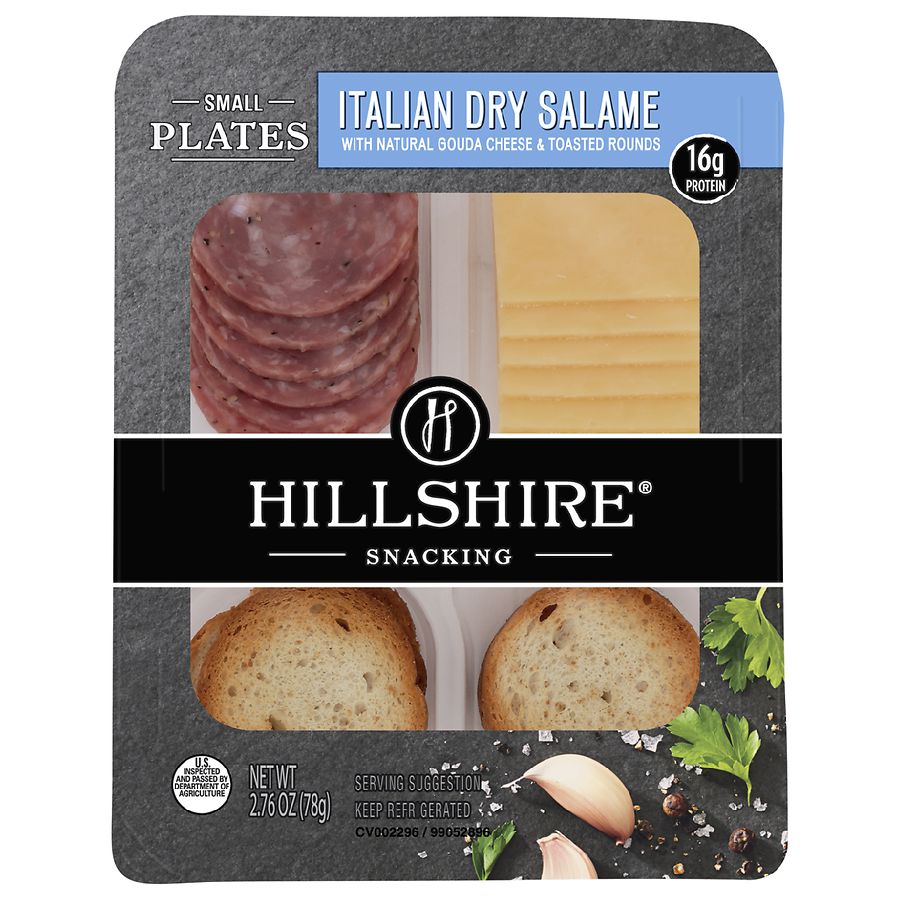 Hillshire Farm Small Plates, Italian Dry Salami and Gouda Cheese ...