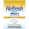 Refresh Mega-3 Lubricant Eye Drops Preservative-Free | Walgreens