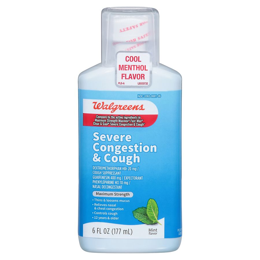 Walgreens Severe Congestion & Cough Liquid | Walgreens