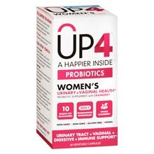 UP4 Women's Probiotics Urinary & Vaginal Health Vegetable Capsules ...