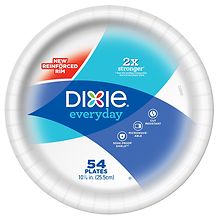 Dixie Everyday Plates 10.125 inch White | Walgreens