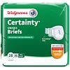 Walgreens Certainty Unisex Adjustable Incontinence Briefs with Tabs ...