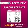 Walgreens Certainty Women's ComfortLux Underwear X-Large Blush | Walgreens