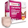 Walgreens Certainty Women's ComfortLux Underwear XX-Large Blush | Walgreens