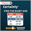 Walgreens Certainty Adult Incontinence Underwear for Men, Maximum Large ...