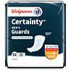 Walgreens Certainty Incontinence Guards for Men, Maximum Absorbency ...