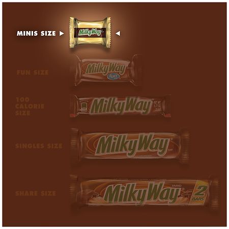 Milky Way Chocolate Mini Galaxy Minis Smooth Milk Chocolate Bar 12 Pcs