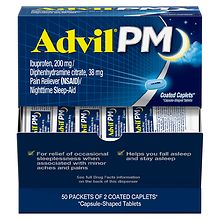 Pain Reliever / Nighttime Sleep Aid Coated Caplets | Walgreens