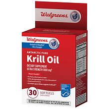 Krill Oil Omega-3 Ultra Strength Softgels | Walgreens