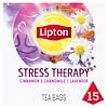 Lipton Stress Less Herbal Supplement Tea Bags Cinnamon, Chamomile, and ...