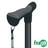 Hugo Adjustable Folding Cane with Reflective Strap, Ebony | Walgreens