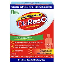 DiaResQ Rapid Recovery Diarrhea Relief Adults Ages 12 Years & Up ...