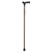 Hugo Adjustable Folding Cane with Reflective Strap, Cocoa | Walgreens