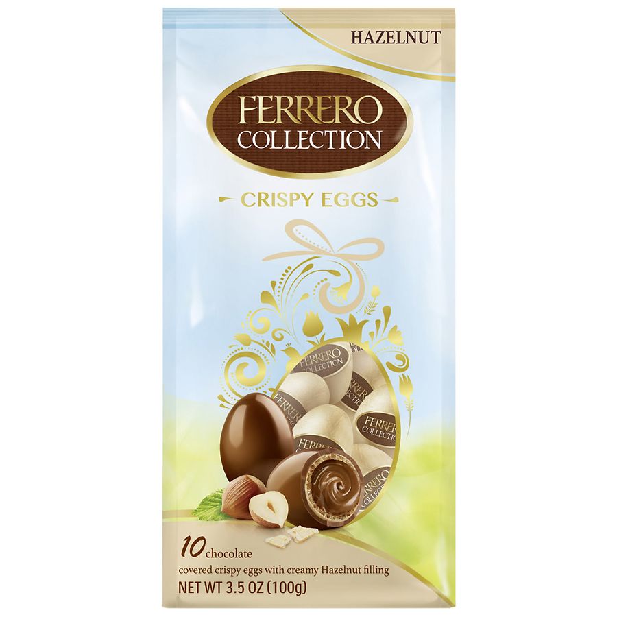 Ferrero Rocher Crispy Hazelnut Eggs, Candy for Easter Baskets Chocolate ...