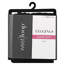West Loop Women's Super Soft Leggings Black, Black | Walgreens