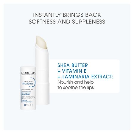 BIODERMA Atoderm Nourishing and Repairing Lip Stick for Dry and Damaged Lips