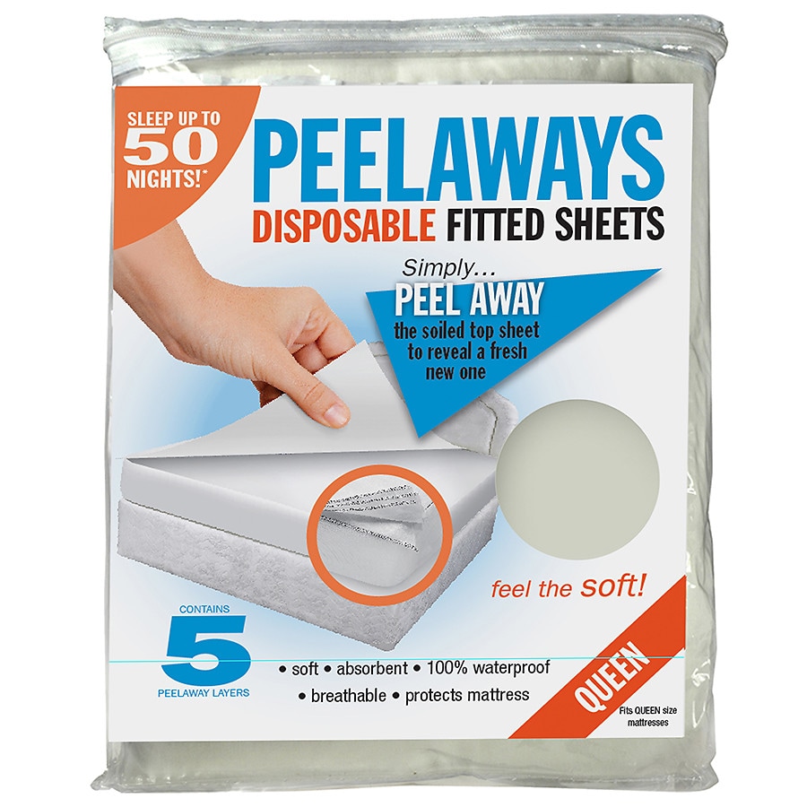 PeelAways 5 Layer Disposable Fitted Sheet | Walgreens
