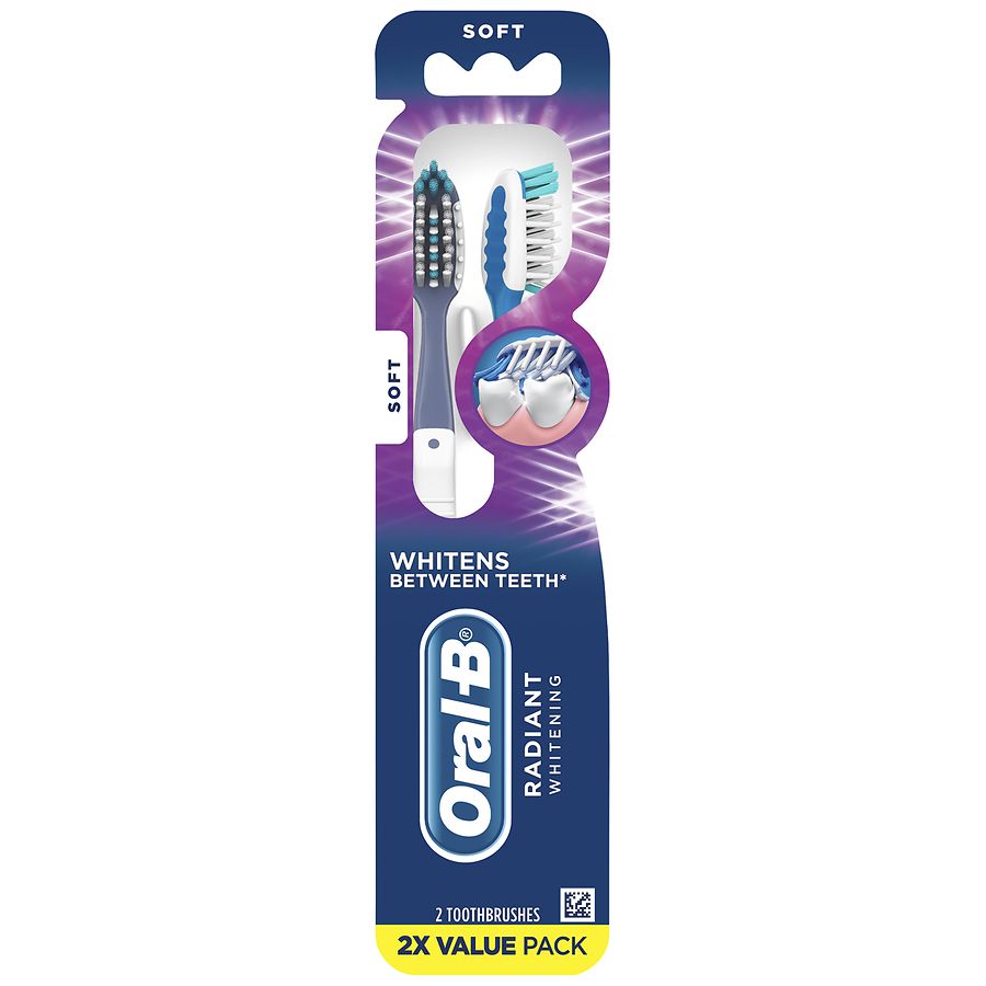 3D White Pro-Flex Stain Eraser Toothbrushes Oral-B, 52% OFF