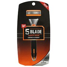 Walgreens Men's 5 Blade EasyFit Razor | Walgreens