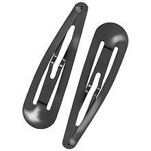 KITSCH XL Snap Clips Hematite HEMATITE | Walgreens