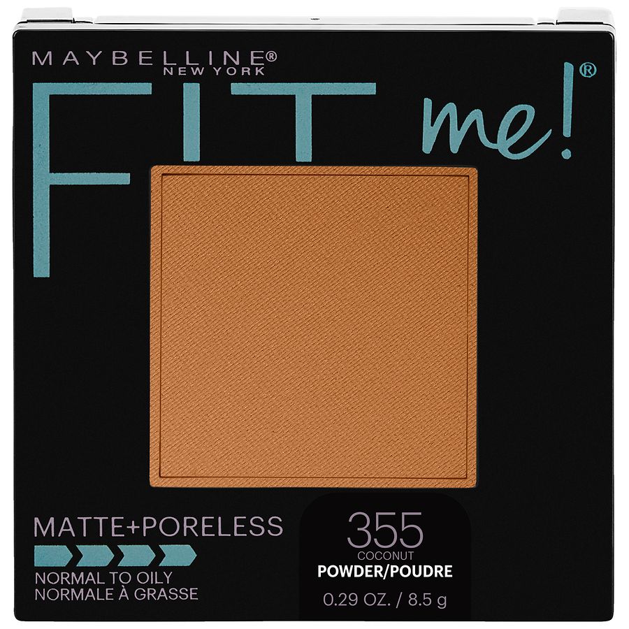 Maybelline Fit Me Matte + Poreless Pressed Powder Face Makeup, Coconut ...