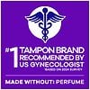 Tampax Compact Plastic Tampons, Super Absorbency Unscented, Regular ...