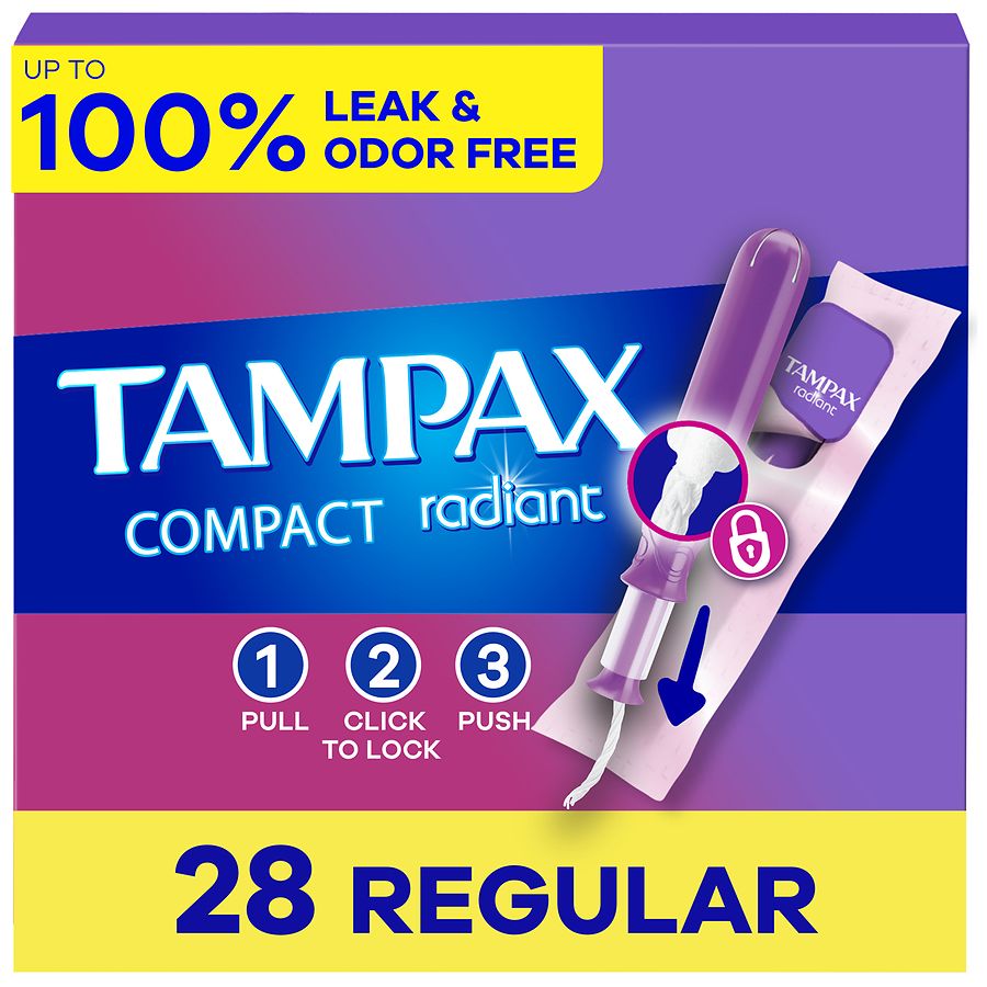 Tampax Pocket Radiant Pocket Radiant Tampons Unscented | Walgreens