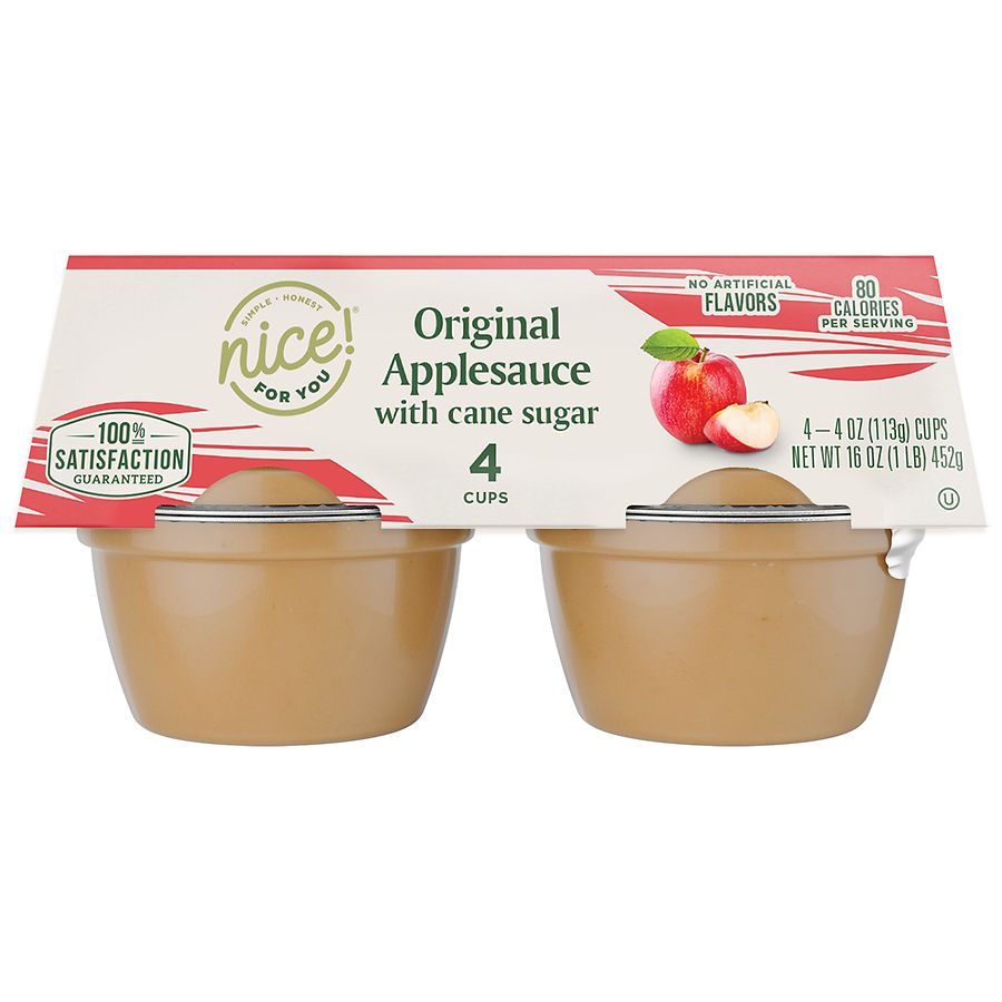 Nice! For You Applesauce Original | Walgreens
