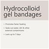 Walgreens Hydrocolloid Gel Bandages One Size | Walgreens
