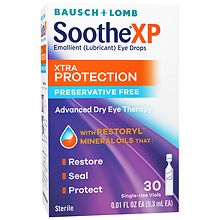 Soothe XP Preservative Free Eye Drops | Walgreens