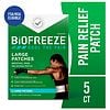 BIOFREEZE Cool The Pain Patches Large | Walgreens