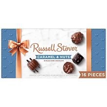 Russell Stover Caramels & Nuts Milk and Dark Chocolate | Walgreens