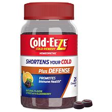 Cold-Eeze Zinc Chewable Gels, Homeopathic Cold Remedy Citrus with ...