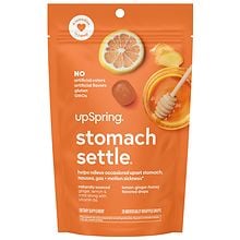 UpSpring Stomach Settle Nausea Relief Drops Lemon, Ginger, Honey ...