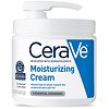 CeraVe Face & Body Moisturizing Cream with Pump for Normal to Dry Skin ...