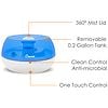 Crane USA Personal Cool Mist Tabletop Humidifier 0.2 Gallons Blue ...