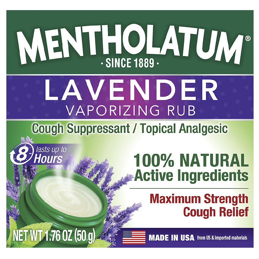 Mentholatum Lavender Vaporizing Rub | Walgreens
