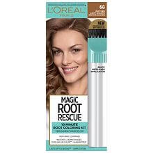 L'Oreal Paris Root Rescue 10 Minute Root Hair Coloring Kit, 100% Gray ...