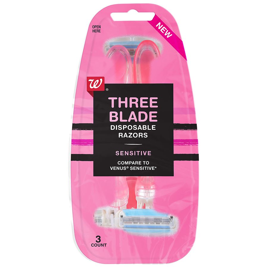Walgreens Three Blade Disposable Razors | Walgreens