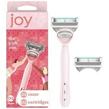 Joy Pink Women's Razor + 2 Refills | Walgreens