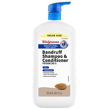 Walgreens Dandruff Shampoo & Conditioner 2 in 1 + Almond Oil | Walgreens