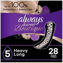 Boutique Incontinence Pads, Heavy Absorbency Long Length | Walgreens